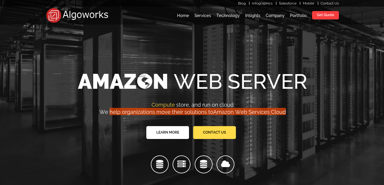 Amazon Web Services Company | Hire AWS Consultants | Algoworks