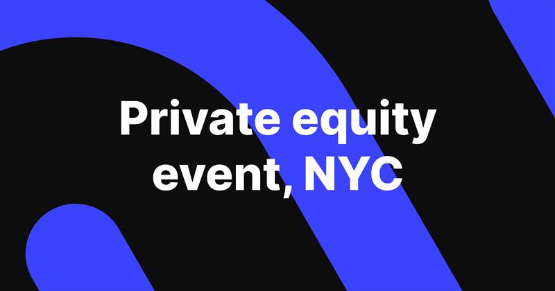 Exclusive private equity networking - Algoworks NYC